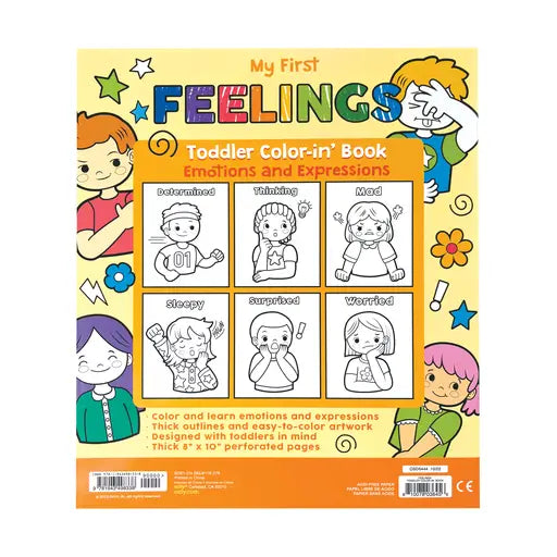 OOLY | My First Feelings Coloring Book – Fawn + Fox a division on Flint ...